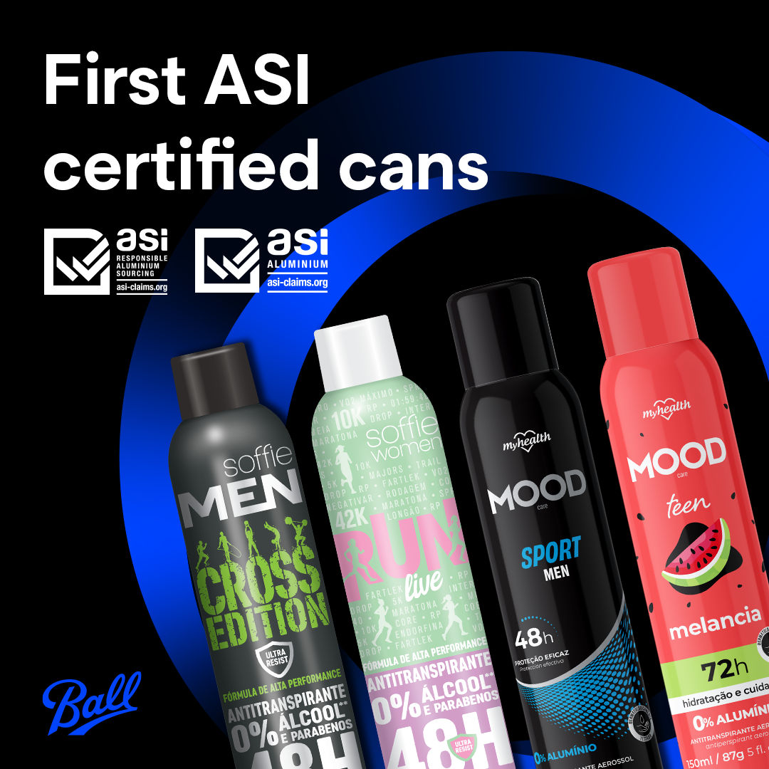 Ball launches world first ASI-certified aerosol cans in collaboration ...
