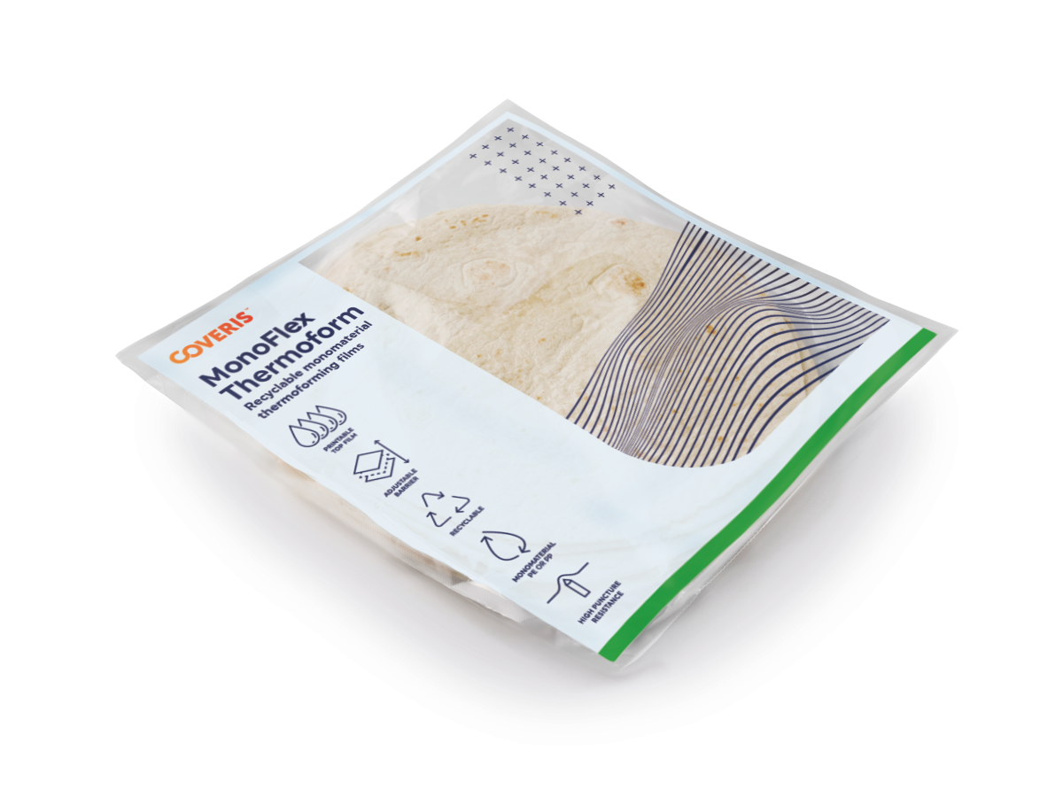 Coveris introduces mono-material tortilla wraps - Converter Magazine