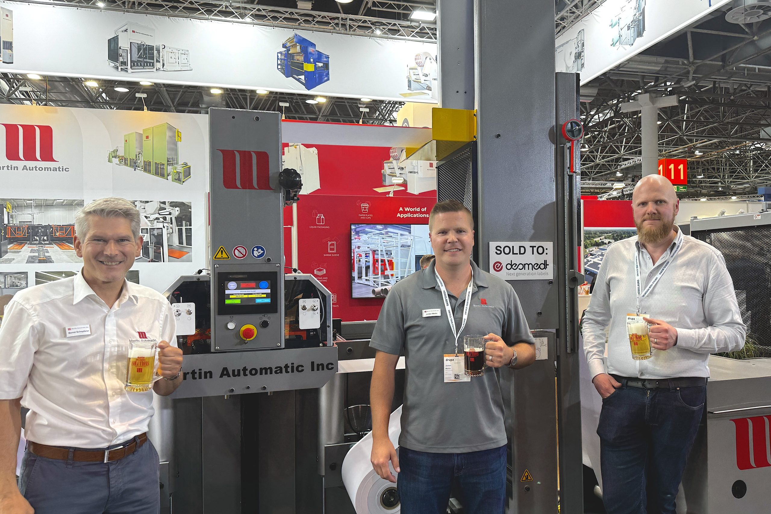 Martin Automatic celebrates successful return of Drupa - Converter Magazine
