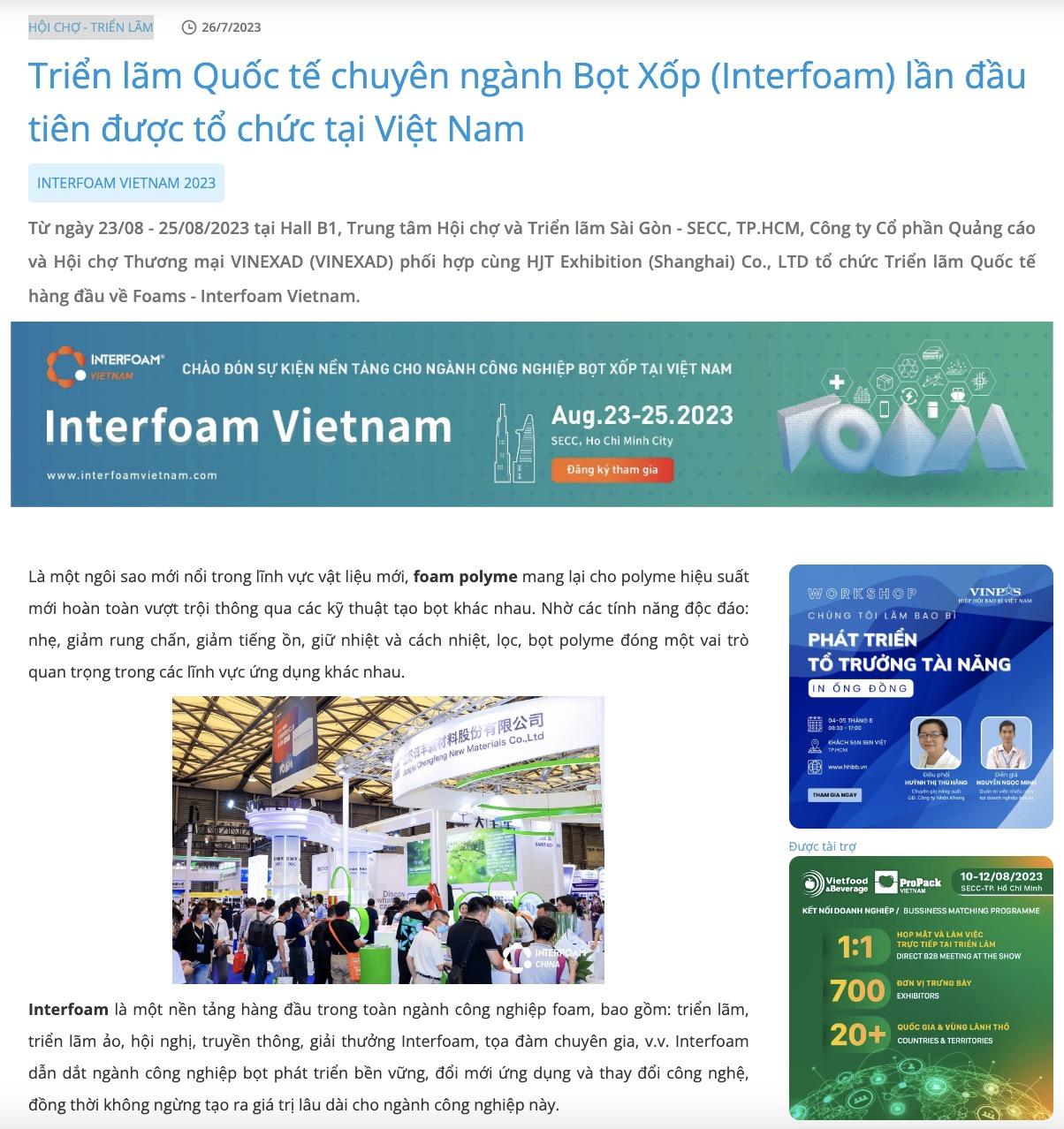 Why is Interfoam Southeast Asia the Best Platform for Deeply ...